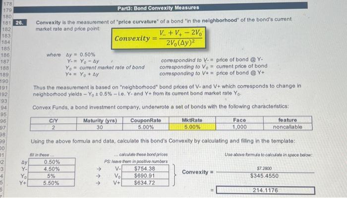 From previous question's V0, current bond price @ | Chegg.com