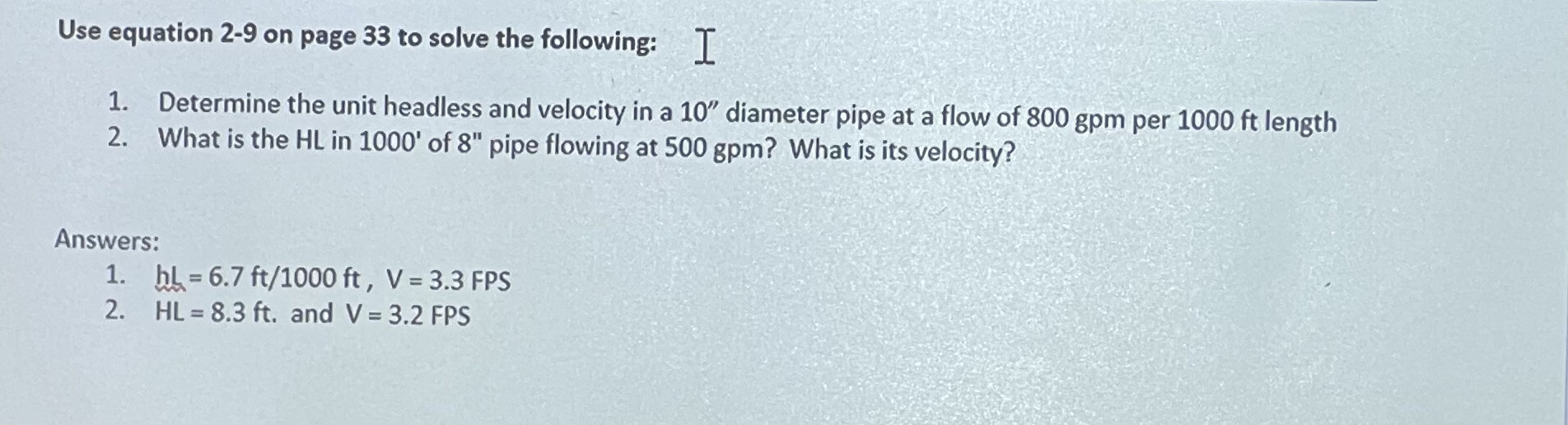 Solved Use Equation 2 9 ﻿on Page 33 ﻿to Solve The