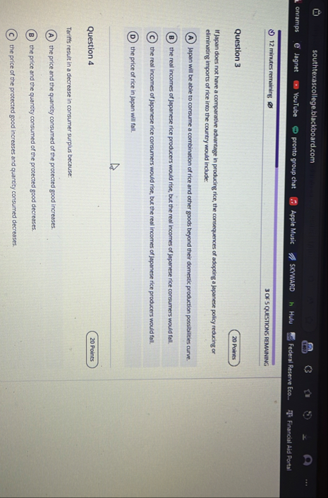 Solved southtexascollege.blackboard.comonramps© | Chegg.com