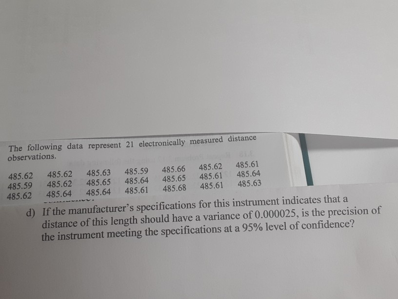 Solved The following data represent 21 electronically | Chegg.com