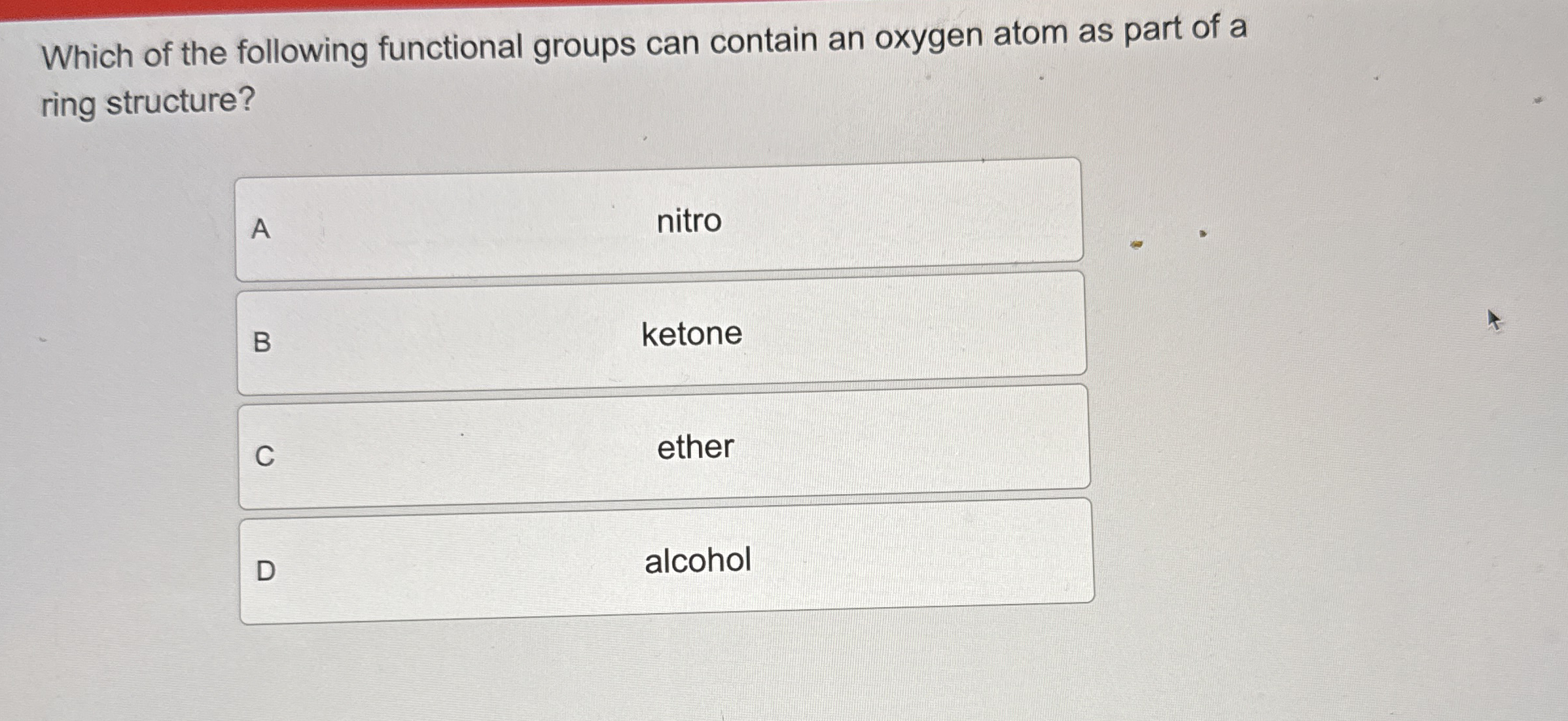 Solved Which of the following functional groups can contain | Chegg.com