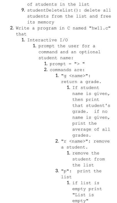 Solved Given a file in the test directory named "grades.csv" | Chegg.com