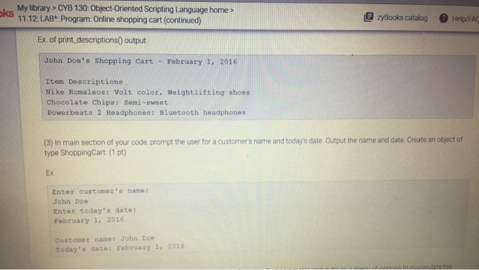 Solved Books My Library Cyb 130 Object Oriented Scripting