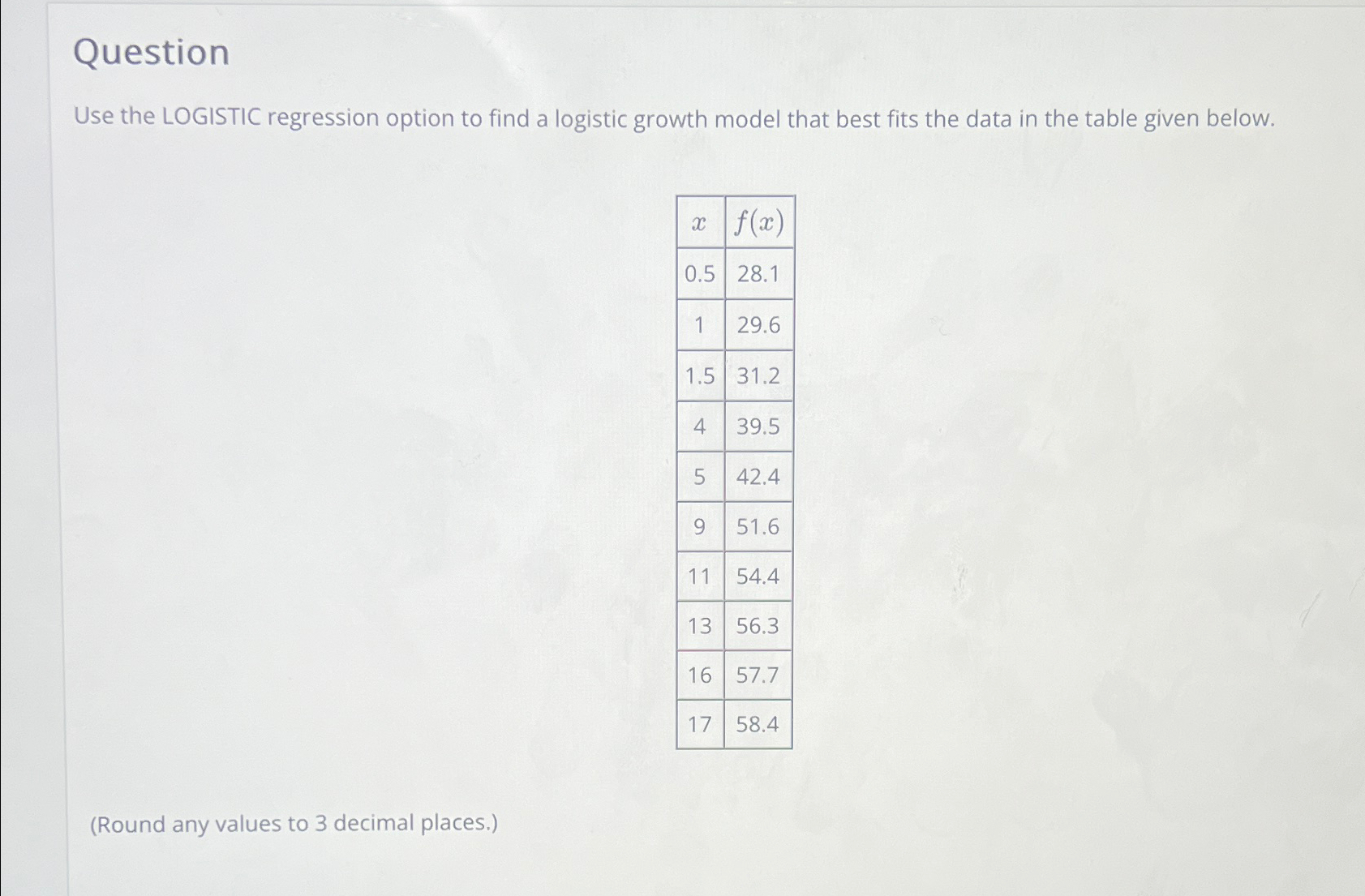Solved Questionuse The Logistic Regression Option To Find A 