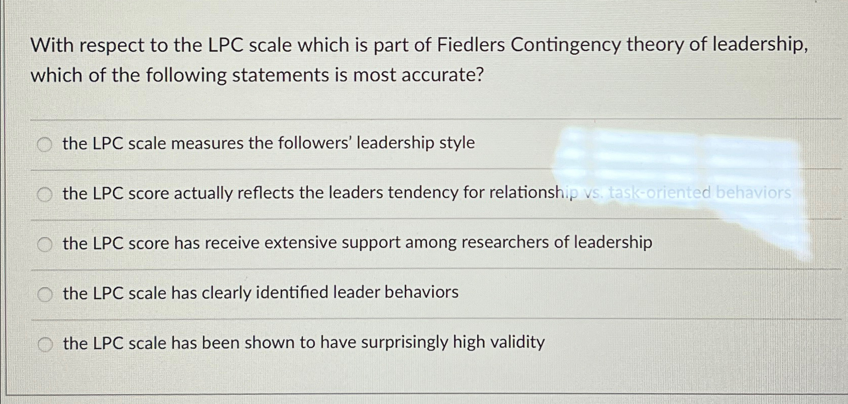 Solved With respect to the LPC scale which is part of | Chegg.com