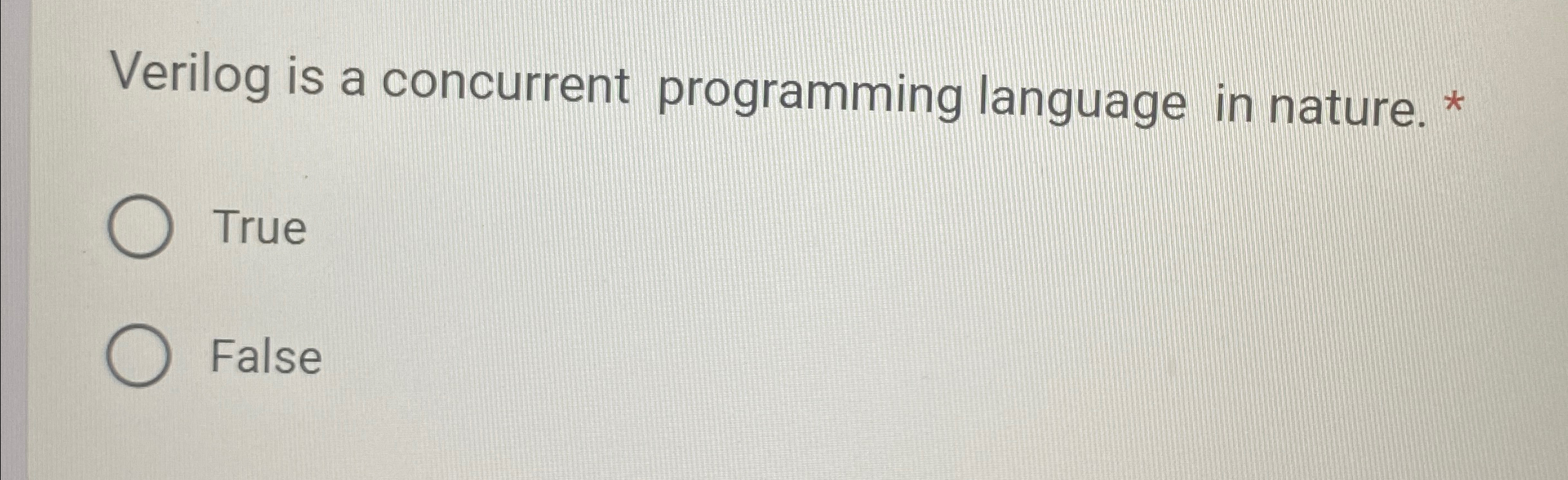 Solved Verilog is a concurrent programming language in | Chegg.com