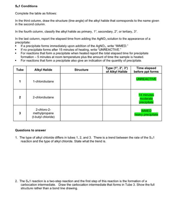 Solved Sw1 Conditions Complete the table as follows: In the | Chegg.com