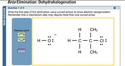 Solved Write the first step of this elimination using curved | Chegg.com