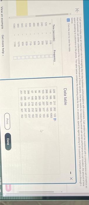 Solved b. construct a cumulative percentage distribution c. | Chegg.com