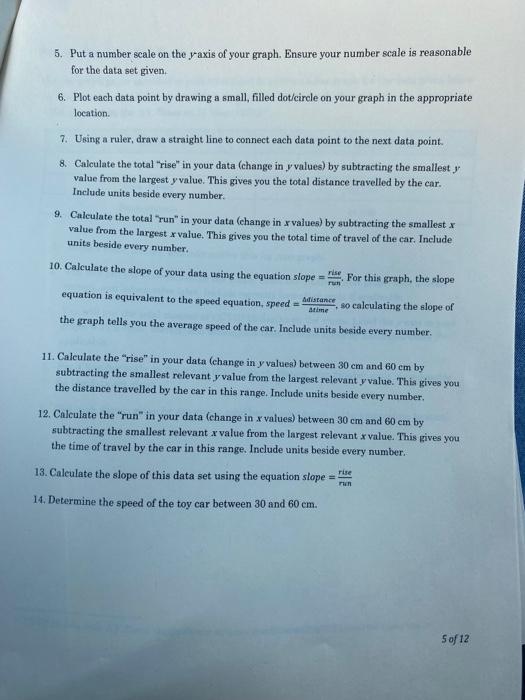 Solved Part II - Drawing \& Analyzing a Line Graph Use the | Chegg.com