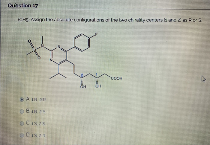 Solved assign the absolute configurations of the two | Chegg.com