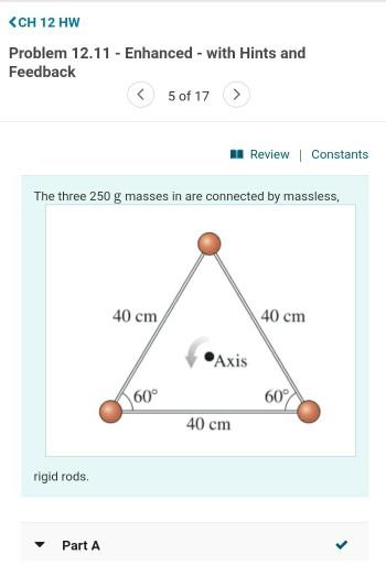 Solved Part B What is the triangle's kinetic energy if it | Chegg.com