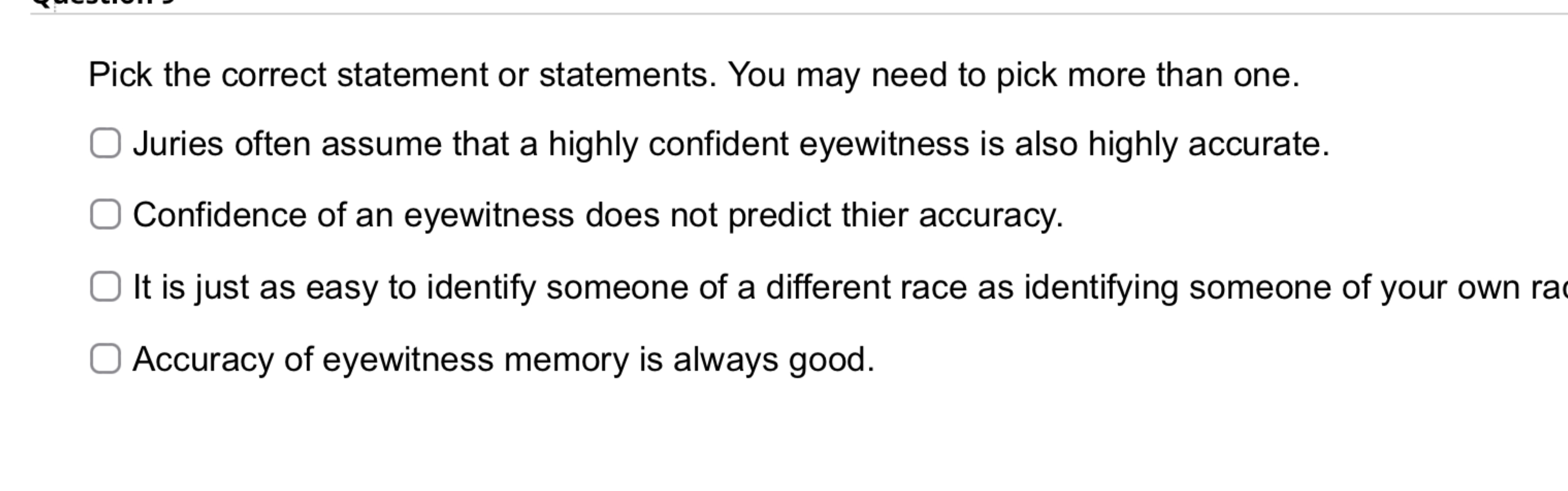 Solved Pick the correct statement or statements. You may | Chegg.com