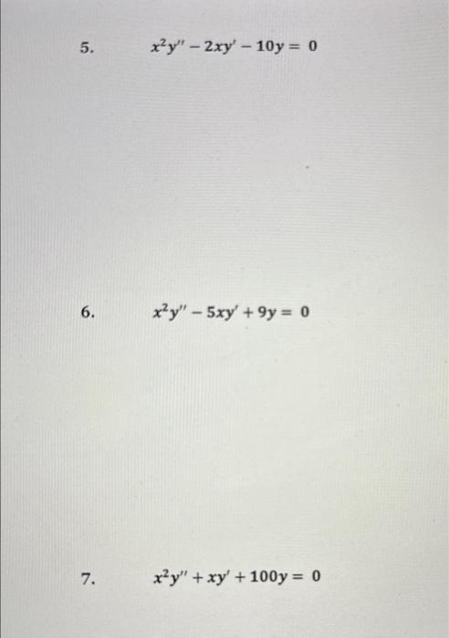 Solved Task: "solve each equation below by identifying | Chegg.com