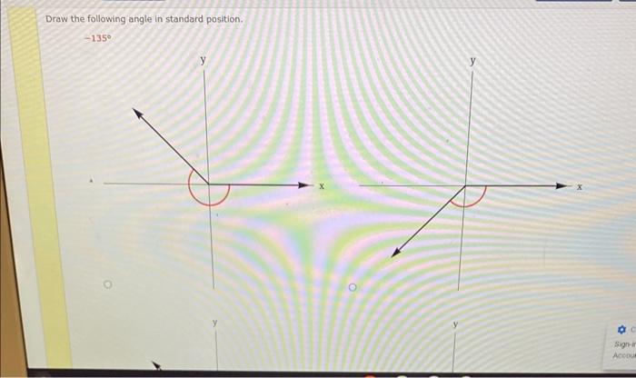 Solved In the following diagram, angle θ is in standard | Chegg.com