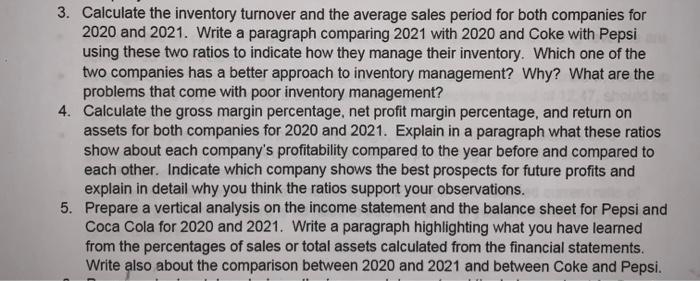 Requirements: Use the provided Financial Data (Excel | Chegg.com