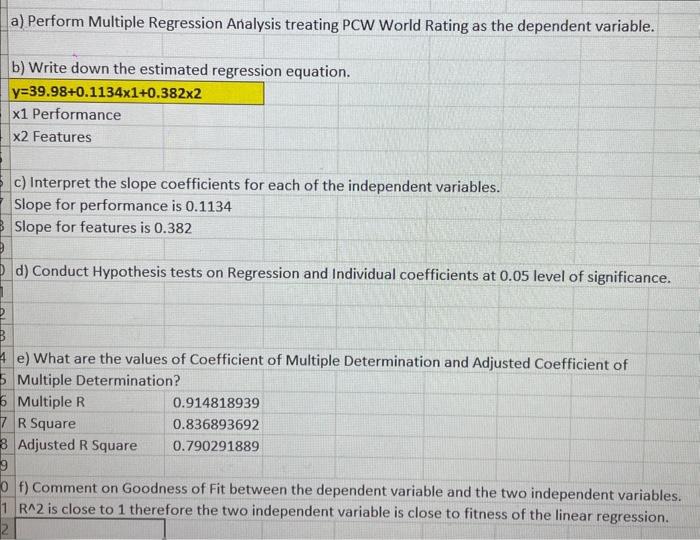 Solved DO PART B, C, D, AND F PLEASE PLEASE PLEASE USE EXCEL | Chegg.com