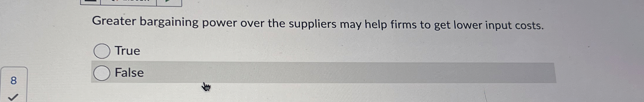 Solved Greater bargaining power over the suppliers may help | Chegg.com