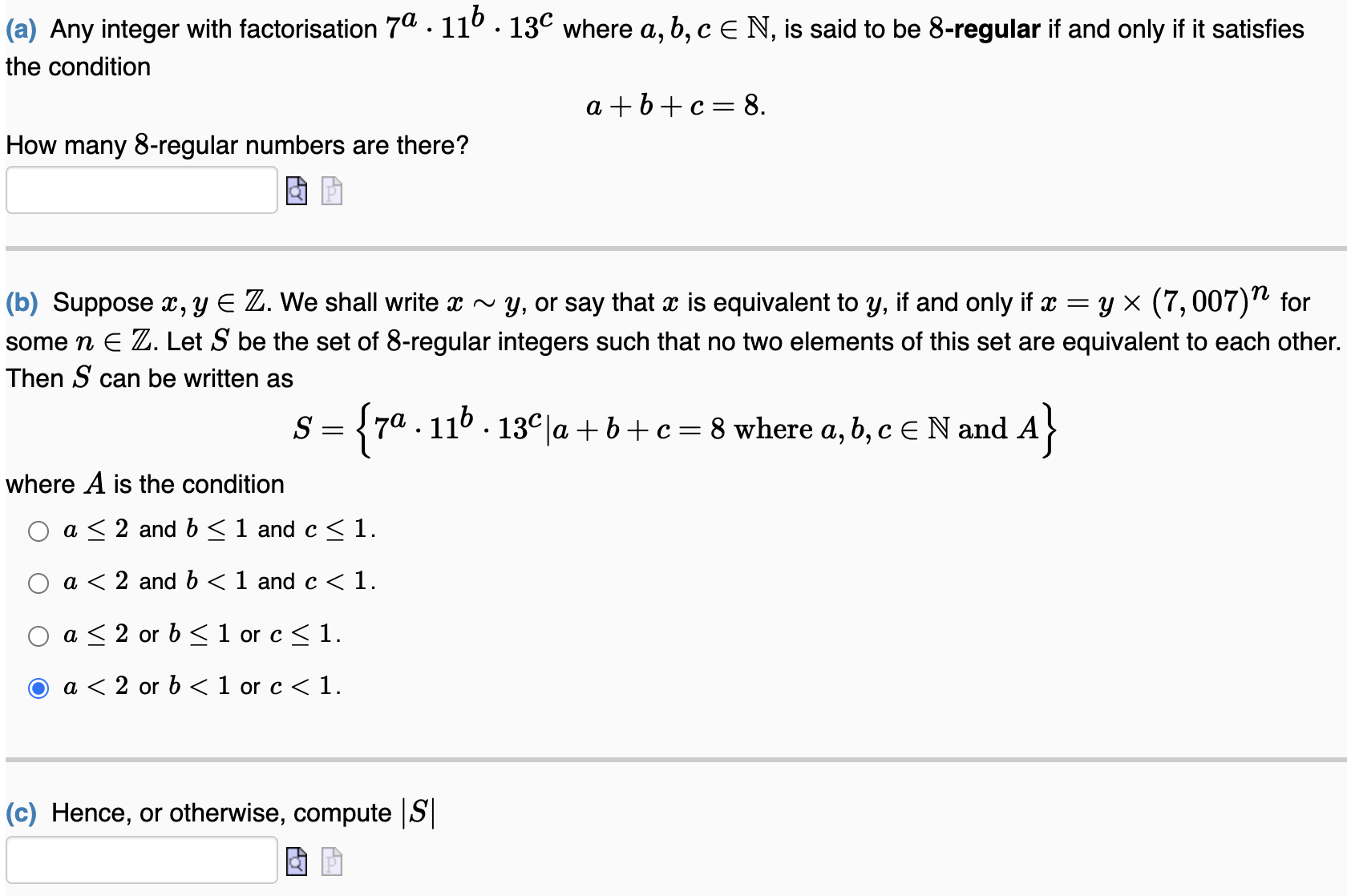 Solved (b) ﻿Suppose x,yinZ. We shall write x∼y, ﻿or say that | Chegg.com