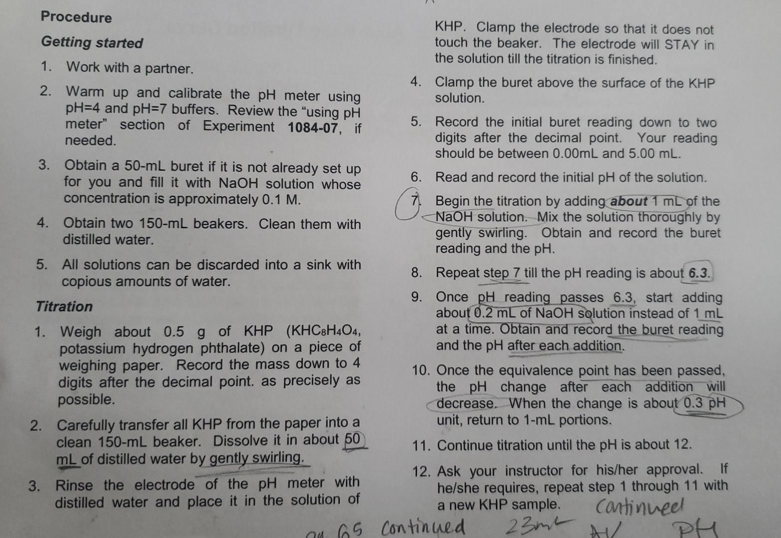 Solved 2. Use your mean Ka value to calculate the initial pH | Chegg.com