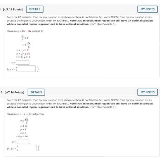 Solved Solve the UP problern. If no optimal solution exists | Chegg.com