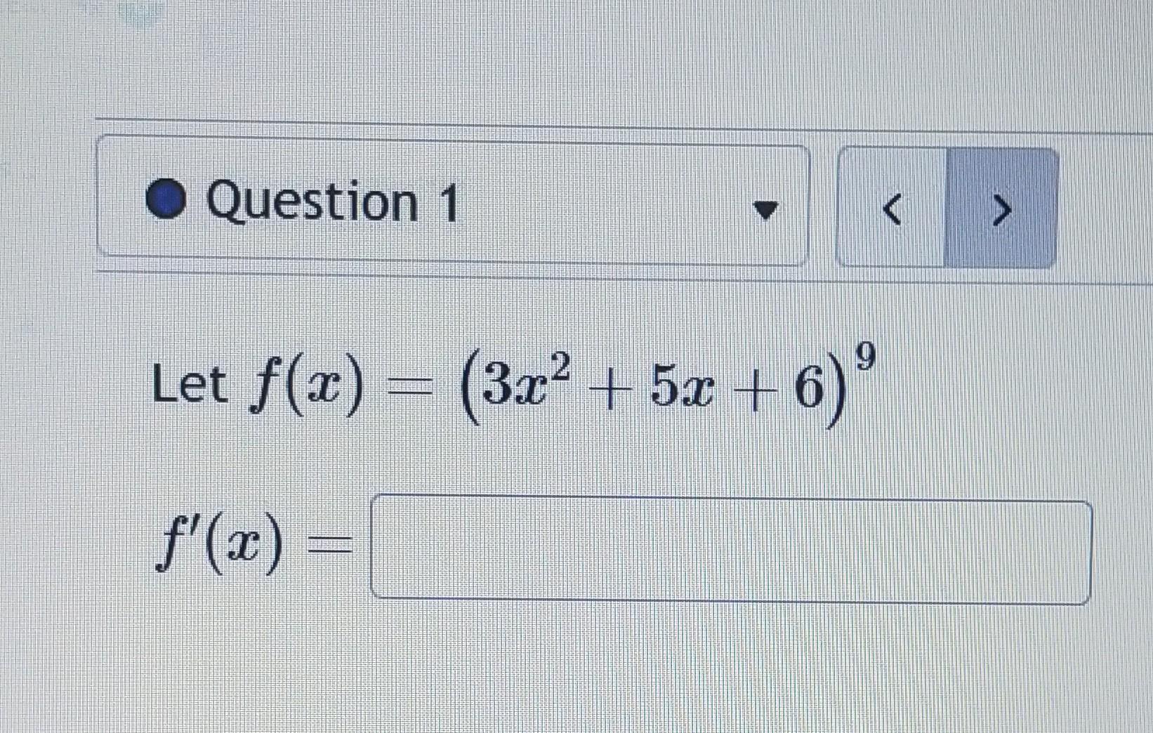 Solved F x 3x2 5x 6 9 Chegg solved-f-x-3x2-5x-6-9-chegg