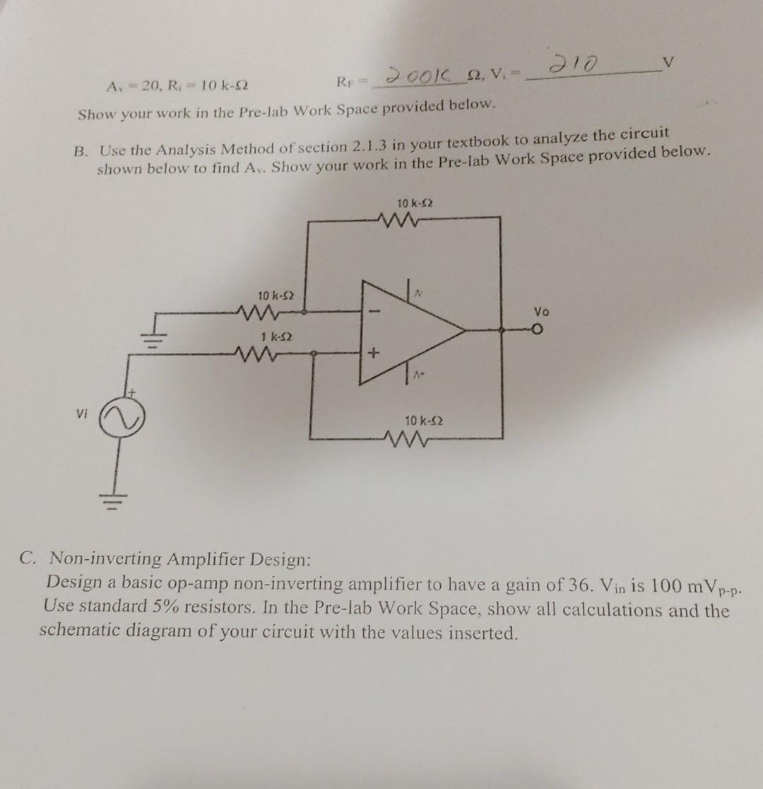 Solved Discussion: The non-inverting amplifier produces a 0 | Chegg.com