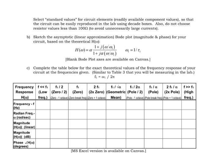 Design A Design A Lead Compensator Circuit Choose Chegg