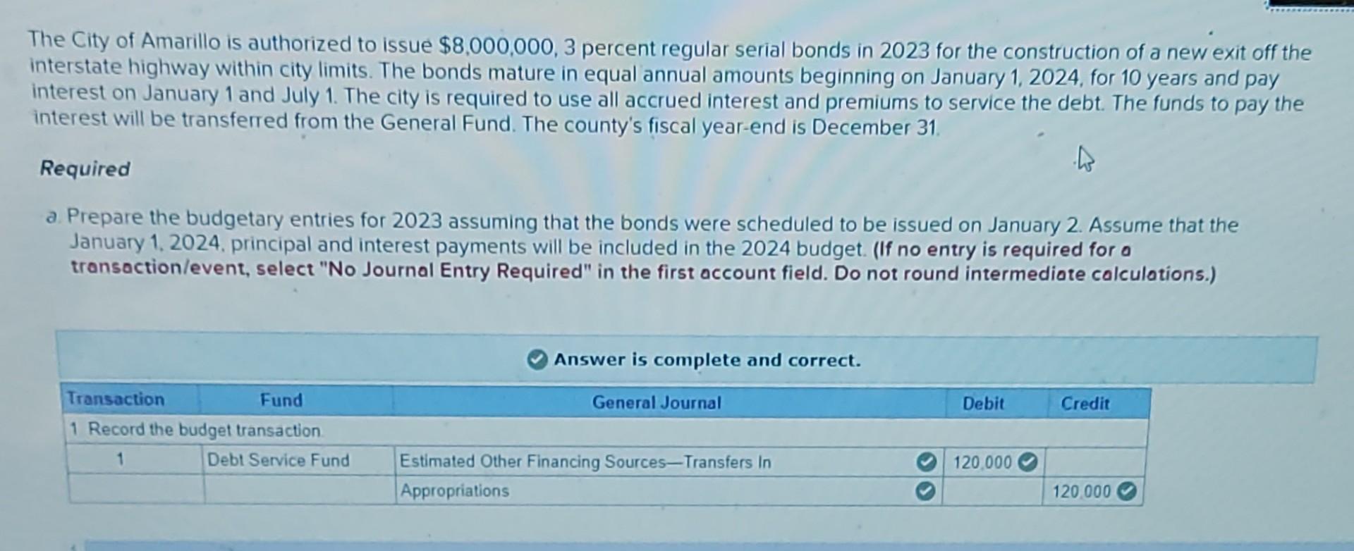 Solved The City of Amarillo is authorized to issue | Chegg.com