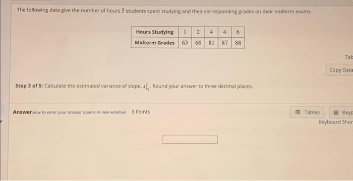 Solved Step 1 of 5: Calculate the sum of squared errors | Chegg.com