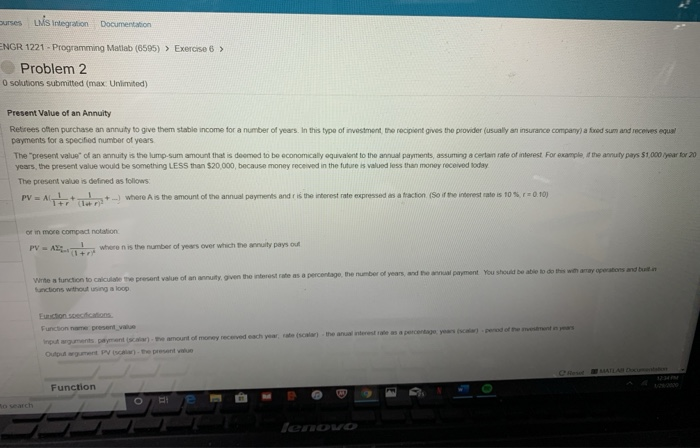 Solved Burses Luis Integration Documentation ENGR 1221 - | Chegg.com