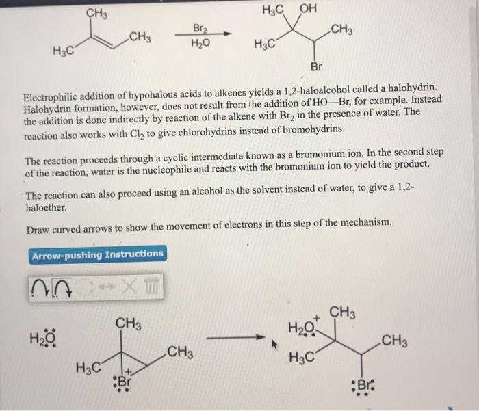 Solved CH3 CH3 Br Br2 CH2Cl2 CH3 CH3 H3C H3C Br | Chegg.com