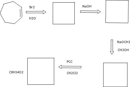 Solved Complete the synthetic sequence below by drawing the | Chegg.com