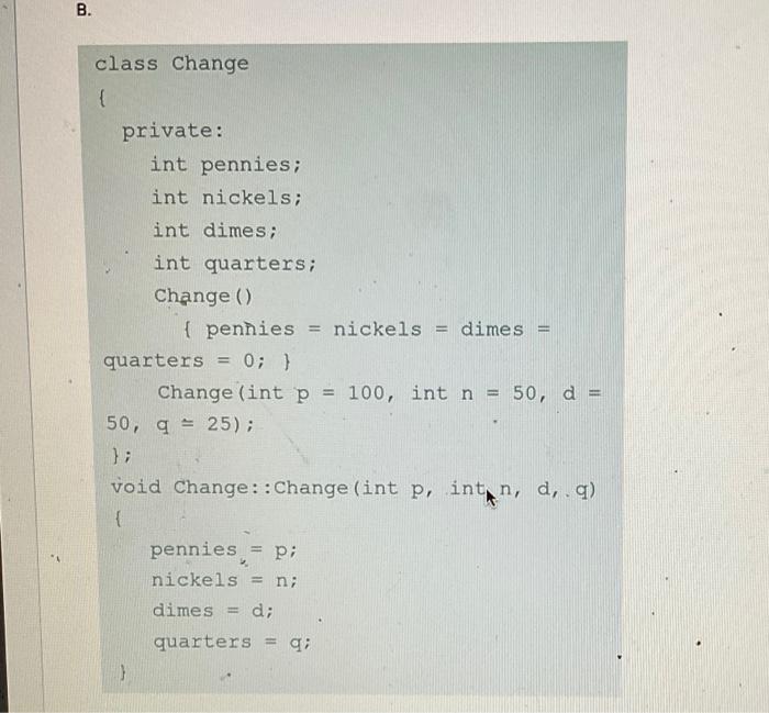 Solved Each of the following declarations and program | Chegg.com