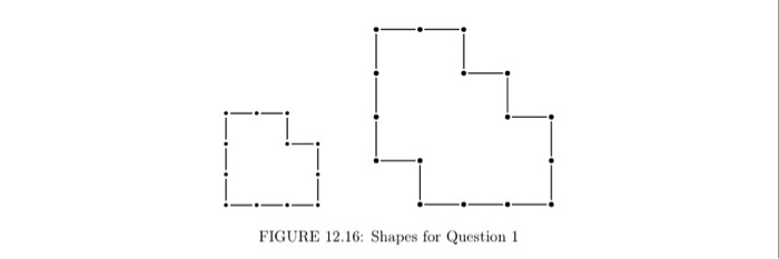Solved Exercises 1. Find the chain codes, normalized chain | Chegg.com