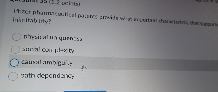 Solved Pfizer pharmaceutical patents provide what important | Chegg.com