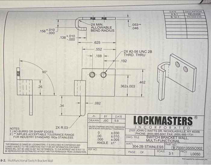 Solved Industry Print Exercise 8-2 Refer to the print PR 8-2 | Chegg.com