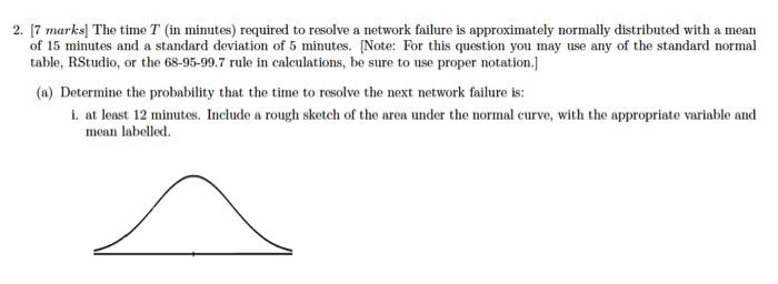 Solved 1. [7 marks] Consider the following probability | Chegg.com