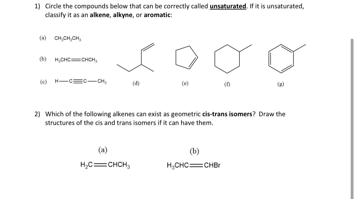 Solved Circle the compounds below that can be correctly | Chegg.com
