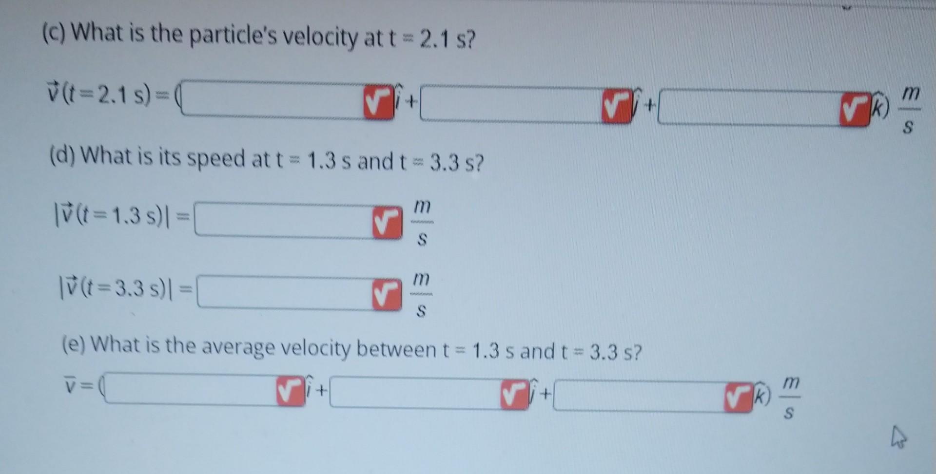 Solved 1. The position of a particle for t>0 is given by | Chegg.com