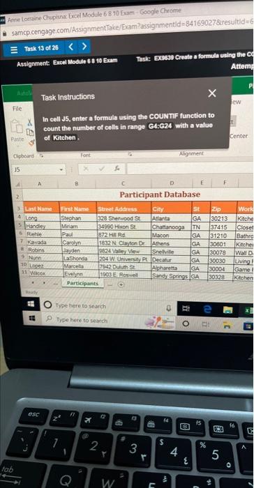 Participant Database | Chegg.com