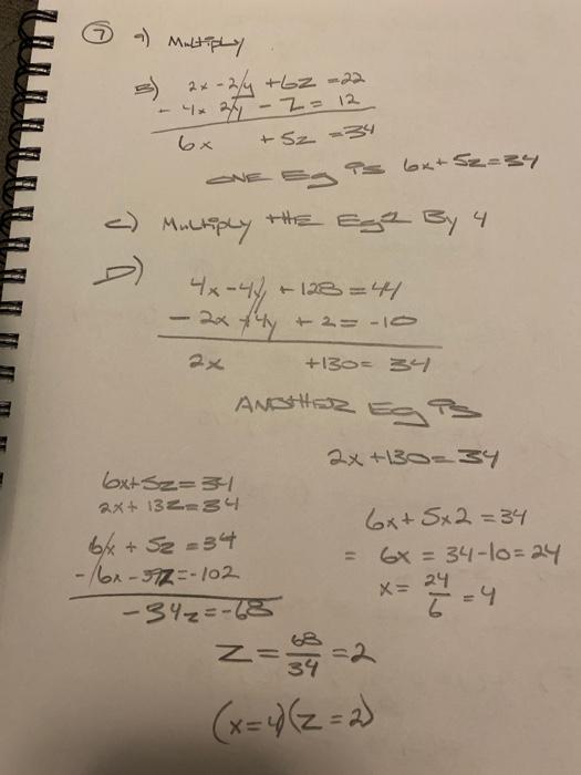 Solved i need to find a 3rd solution. can you help me find | Chegg.com