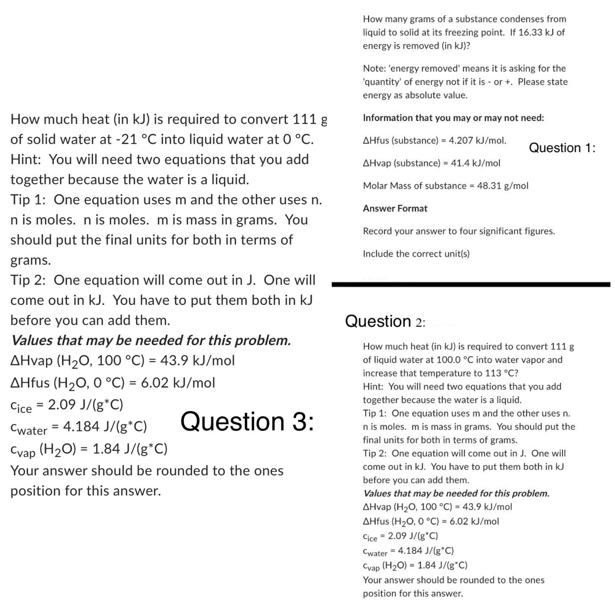 Solved Help needed with these 3 ﻿problems! Please show work | Chegg.com