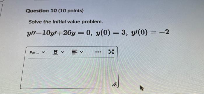 Solved Solve the initial value problem. | Chegg.com