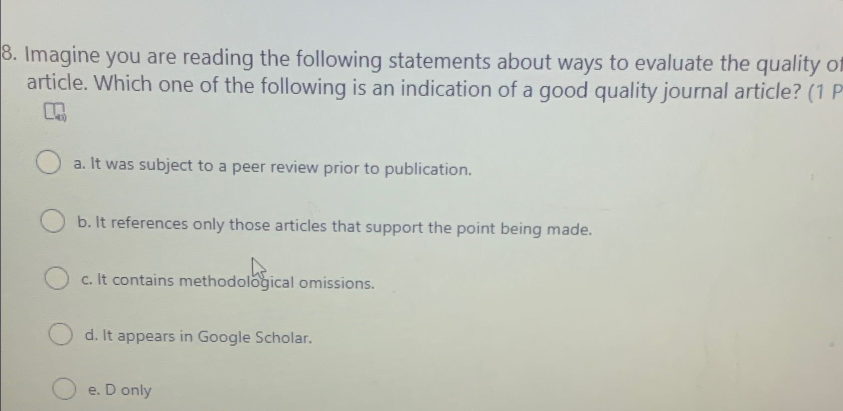 Solved Imagine you are reading the following statements | Chegg.com