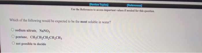 Solved [Review Toples) [References) Use the References to | Chegg.com