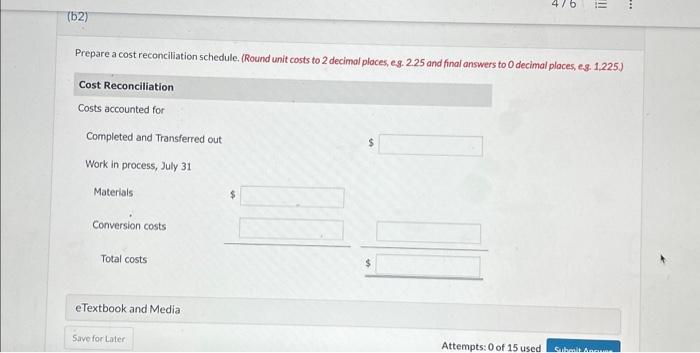 Solved The Cutting Department of Carla Vista Company has the | Chegg.com