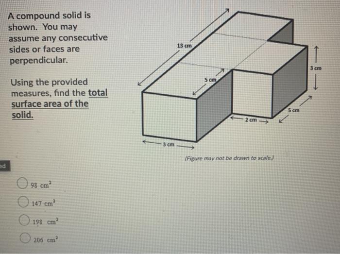 Solved A compound solid is shown. You may assume any | Chegg.com