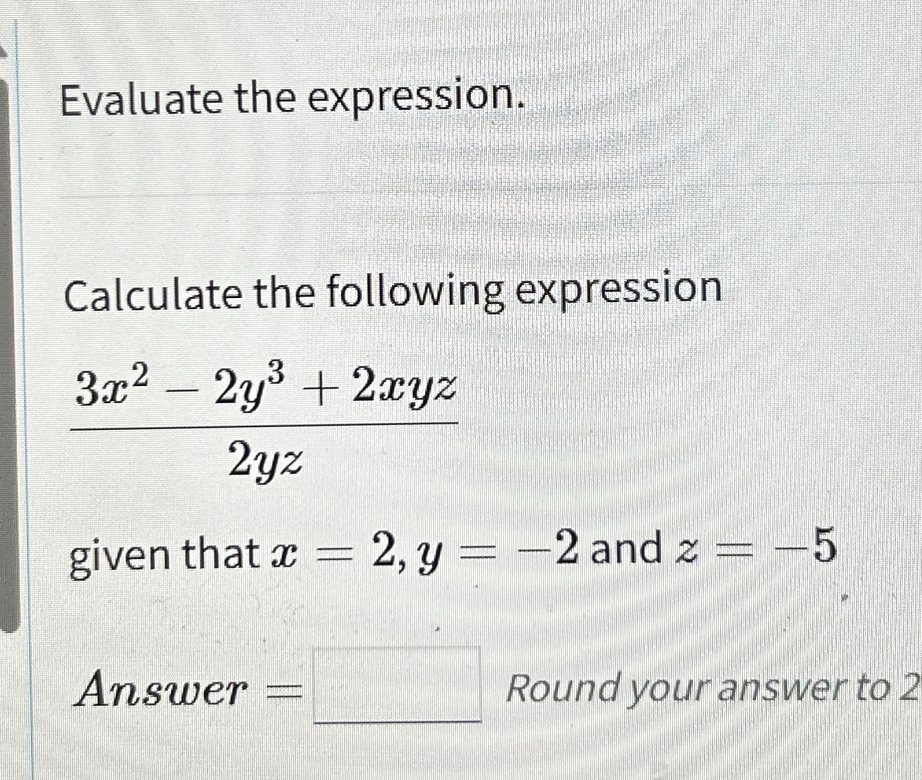 Solved Evaluate the expression.Calculate the following | Chegg.com
