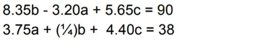 ans #8 Solve for the sum of a,b,c answer number 8, | Chegg.com